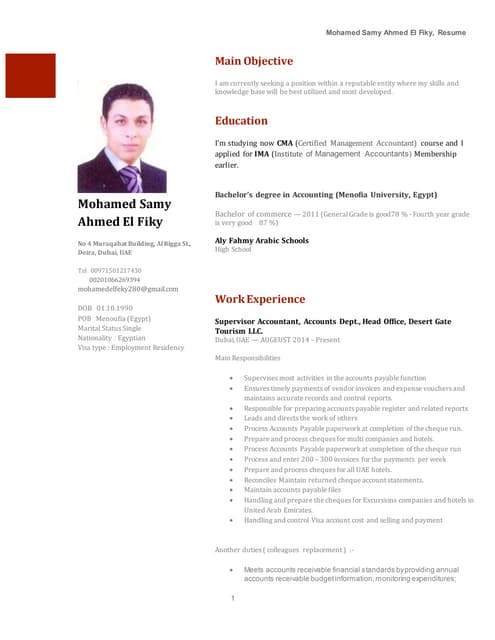 Ahmed Hemeda c.v | DOCX