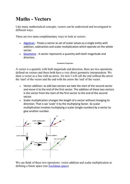 Addition of Vectors | By Head to Tail Rule | PPTX | Physics | Science
