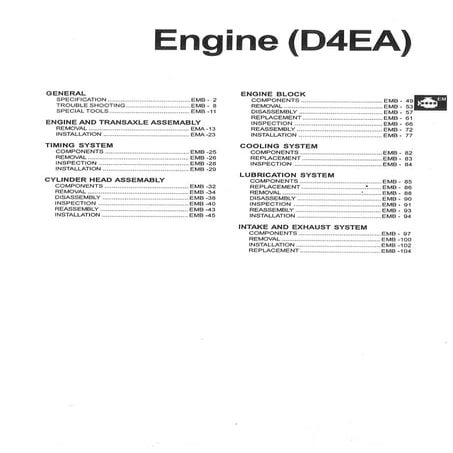 164187847 emb-engine-d4 ea | PDF