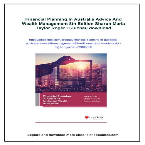 Financial Planning In Australia Advice And Wealth Management 8th ...