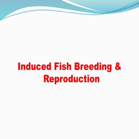 Induced breeding in fishes | PPTX