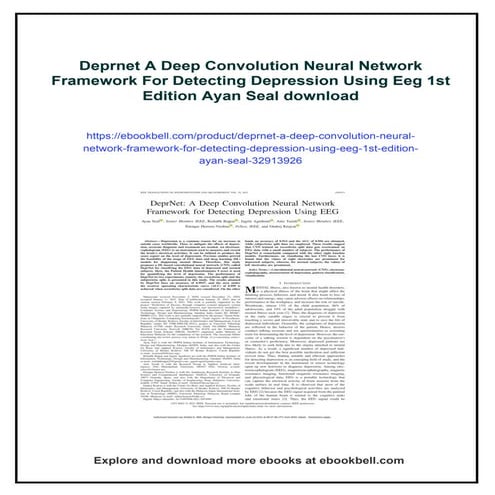 Deprnet A Deep Convolution Neural Network Framework For Detecting