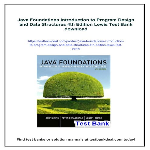 Java Foundations Introduction To Program Design And Data Structures 4th 2414