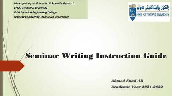 How to present a research paper using power point | DOCX | Science