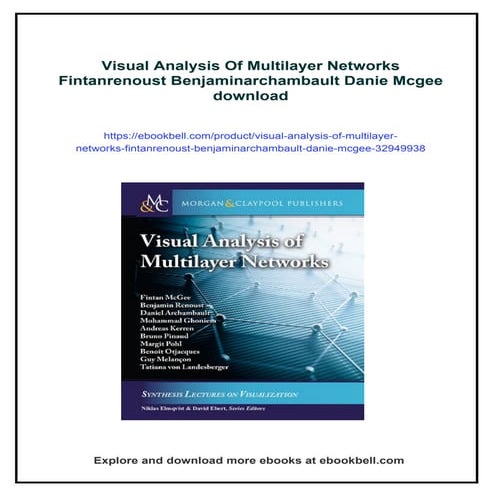 Visual Analysis Of Multilayer Networks Fintanrenoust ...