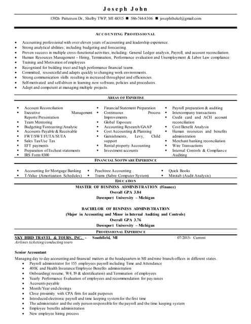 Joseph Belcastro Resume 2 | PDF