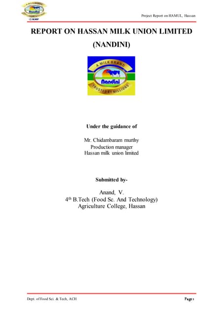 Kmf distribution ppt | PPTX