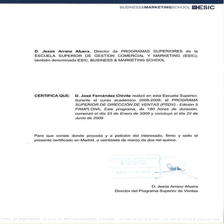 ESIC Certificate | PDF