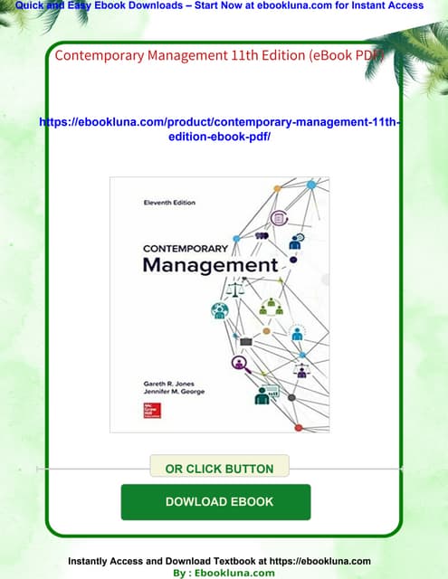 Contemporary issues of management | PPTX