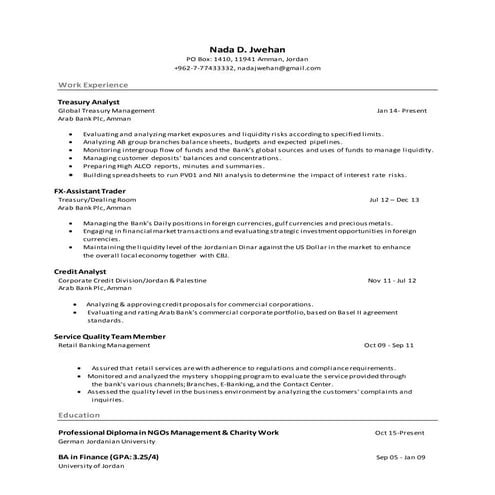 Nada CV 2015 | PDF | Free Download