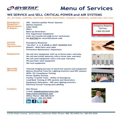 MenuOfServices | PDF