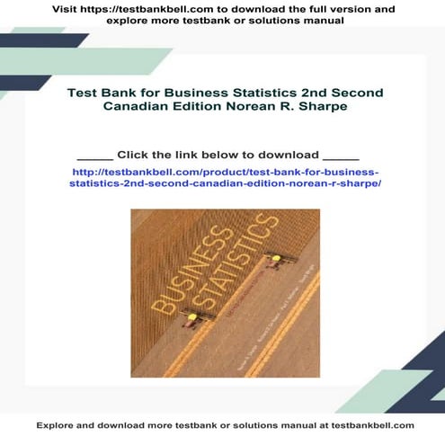 Modern Business Statistics with Microsoft Excel 6th Edition Anderson ...