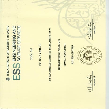 PRMG Certification | PDF