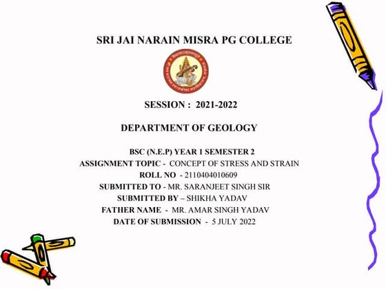Stress and strain ellipsoid | PPTX | Geology | Science