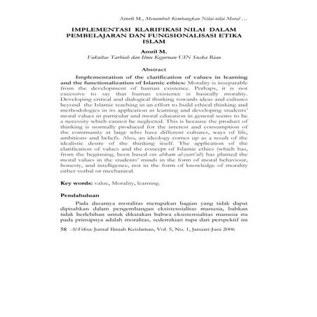 Pendidikan Nilai | PPT