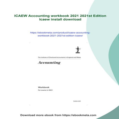 ICAEW Accounting workbook 2021 2021st Edition Icaew | PDF