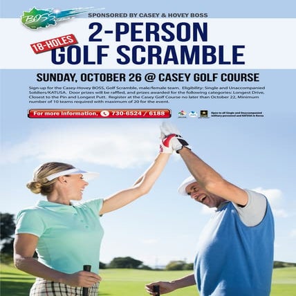Golf 2 Person Scramble, October 26 | PDF | Golf | Sports