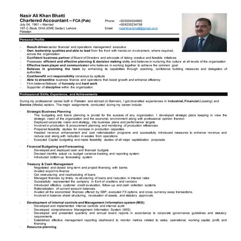Resume - Nasir Ali Khan | DOCX