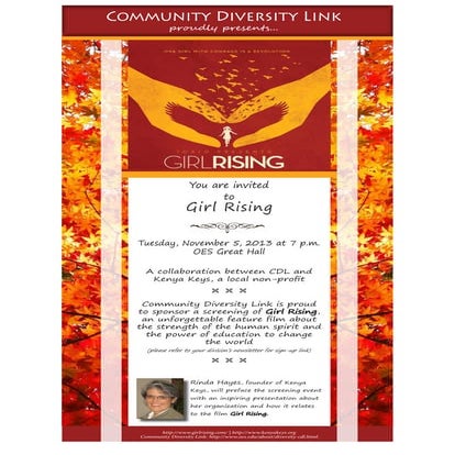 Community Diversity Link - Girl Rising | PDF