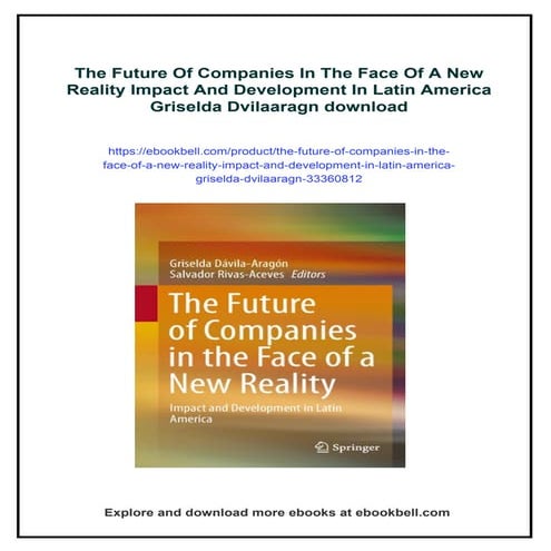 The Future Of Companies In The Face Of A New Reality Impact And ...