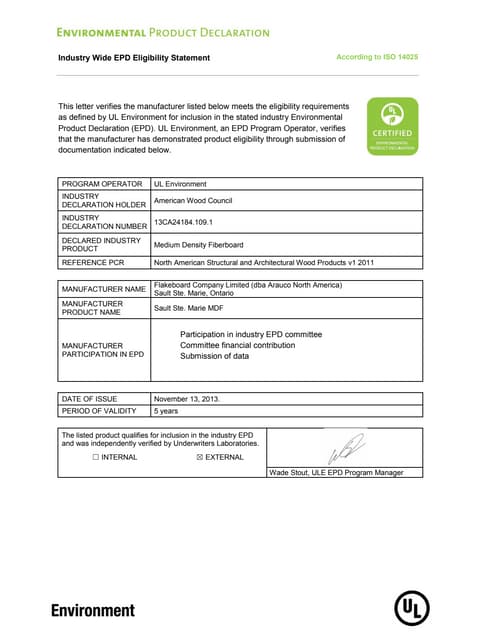 iMovR ARAUCO North America Compliance with the Lacey Act | PDF