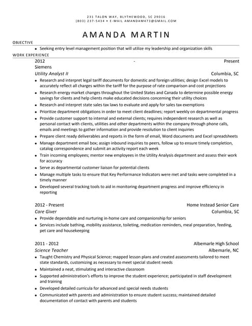 Brittany Washington Resume | PDF