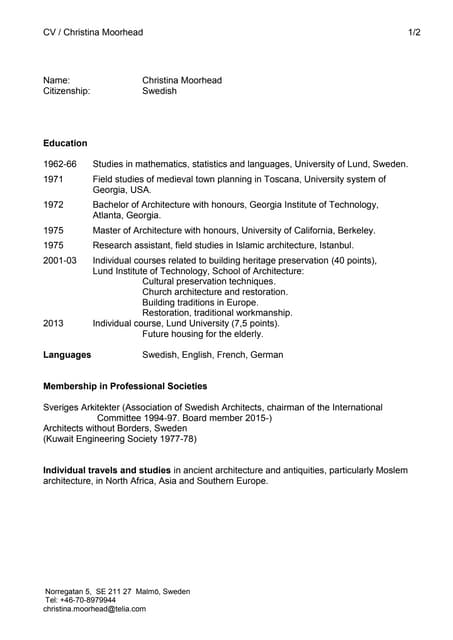 Matt Hutcheson Summary CV 18 03 15 | PDF