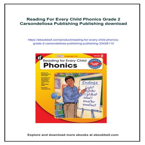 Reading For Every Child Phonics Grade 2 Carsondellosa Publishing ...