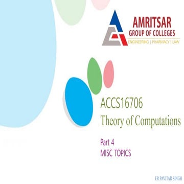 Theory of computation toc computer science | PPTX | Programming Languages | Computing