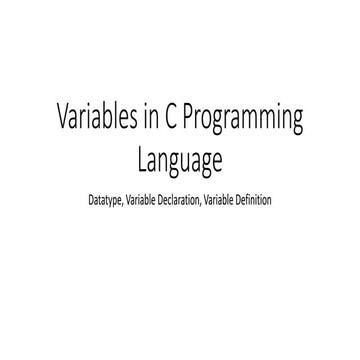 Varibal in C Programming Language.pdf
