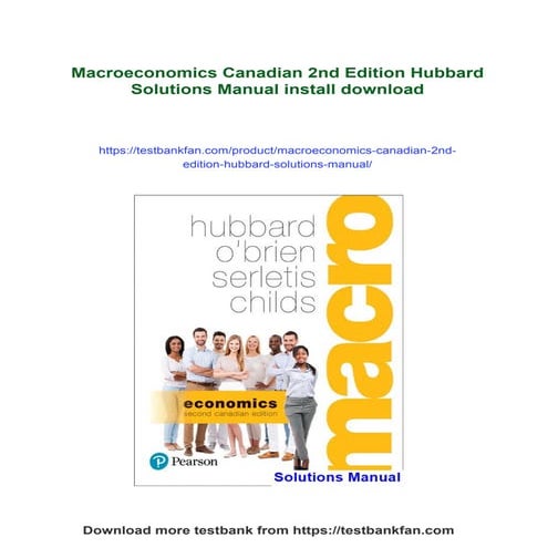 Macroeconomics Canadian 2nd Edition Hubbard Solutions Manual | PDF