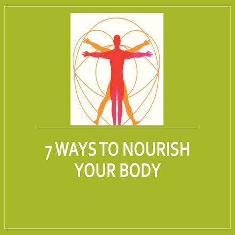 7 Ways to Nourish Your Body | PPT