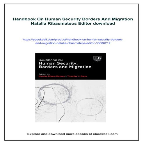 Handbook On Human Security Borders And Migration Natalia Ribasmateos ...