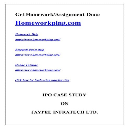 168094125 ipo-case-study | DOCX