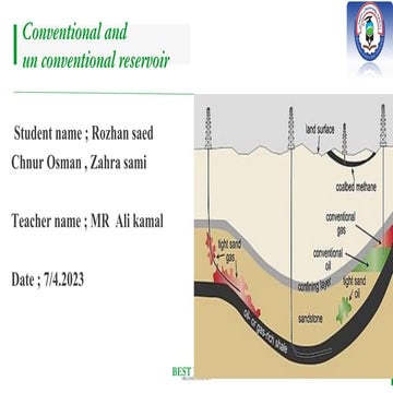 Conventional and un conventional Reservoir | PDF