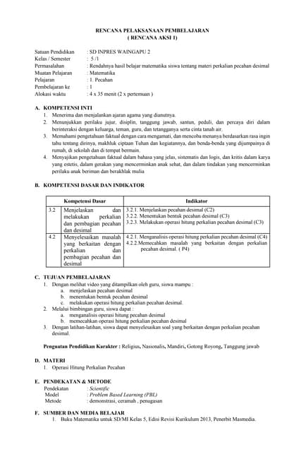 RPP IPS KELAS 2 | DOCX