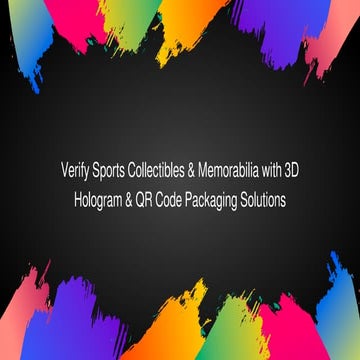 Get QR Code & Hologram Authentication to Verify Sports Autographs ...