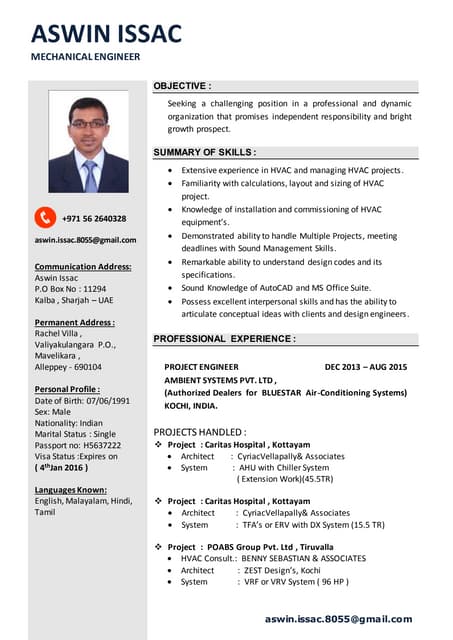 Aswin Issac - CV | PDF Aswin Issac - CV | PDF