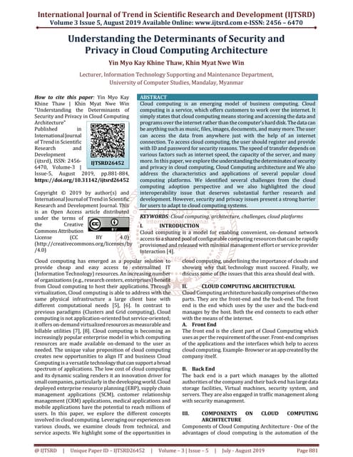 Secure Cloud Computing | PDF