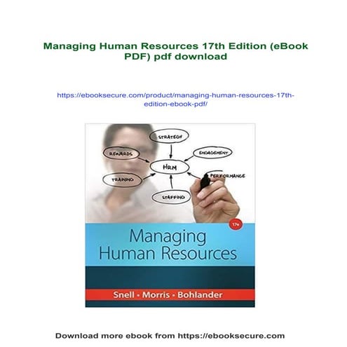 Managing Human Resources 17th Edition (eBook PDF) | PDF