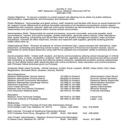 Resume - Jennifer Cox | PDF