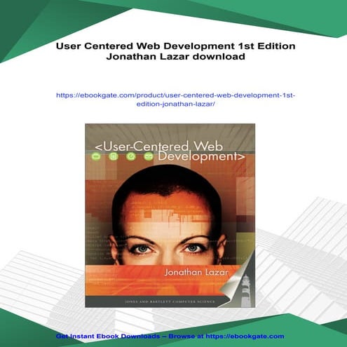 User Centered Web Development 1st Edition Jonathan Lazar | PDF