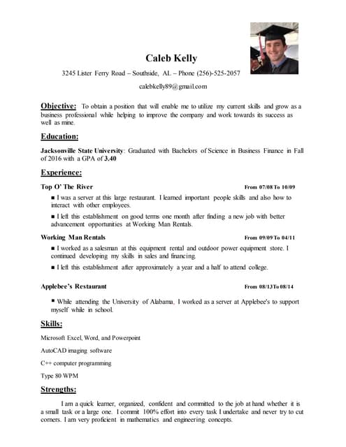 Resume | DOCX | Business | Business and Finance
