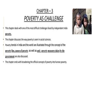 Class 9 Economics Chapter Wise Topic Wise Notes Chapter 3 Poverty As A ...