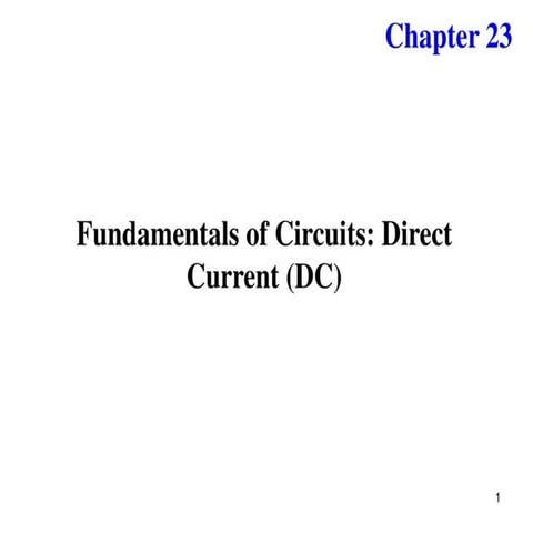 Dc current DC electricity for class 11 science | PDF