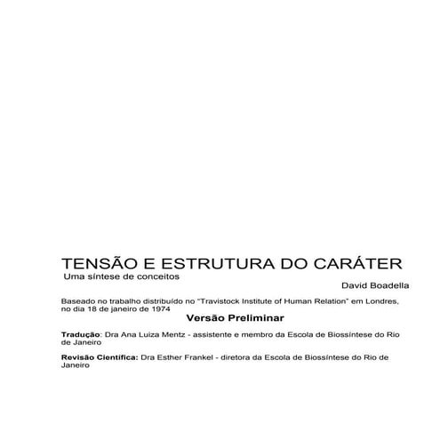 169834503 tensao-do-carater-david-boadella | PDF