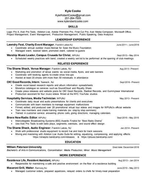Resume 2009 Compatible V2 1 | PDF