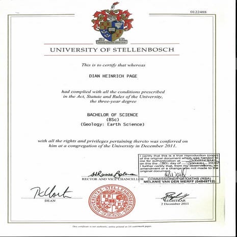 DH_Page_Certified BSc Geo degree | PDF