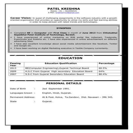 Kartik resume | PDF