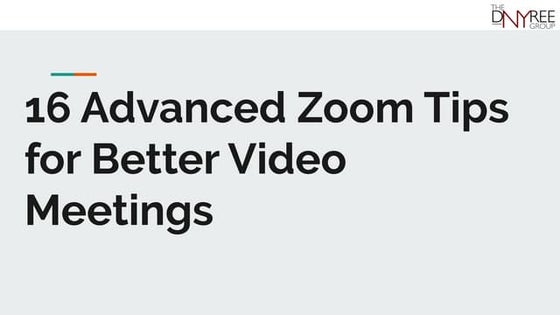 Intro to zoom | PPTX